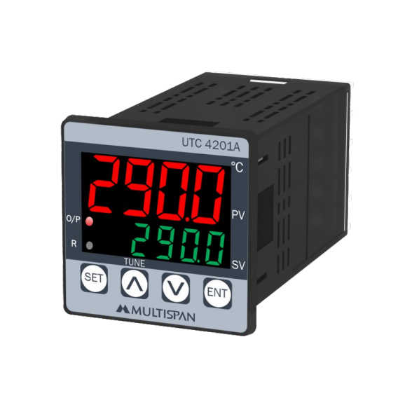 Buy Analog PID Temperature Controller J/K/PT-100 1 Relay (No-C) o/p-4-20mA | UTC-4201A Multispan ...