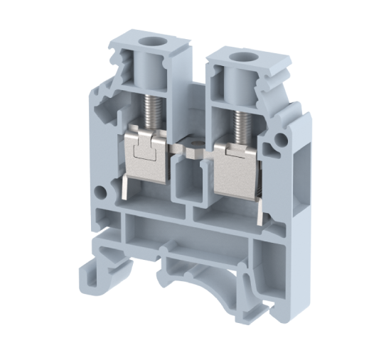 Buy Elmex Din Rail Terminal Block, KUT6N, 6mm2 Feed Through | GoSwitchgear