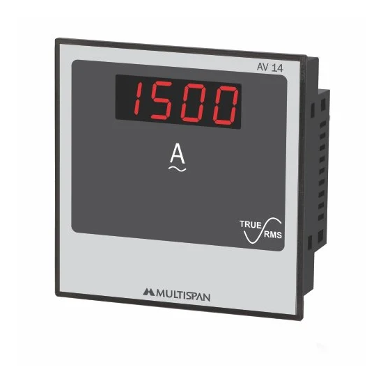 Buy AC Ammeter 1 Phase AV-14-B1-00, LED 4 Digit, | Multispan | GoSwitchgear