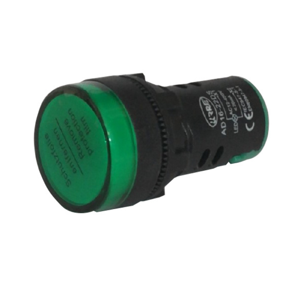 Buy Indicator Lamp Green AD 16-22DS 12-450V AC / 12-265V DC 1NO or NC ...