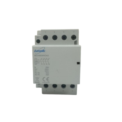 Buy Modular Contactor AC 4 pole 40 ampere 4 NO Contacts 3 modules ...