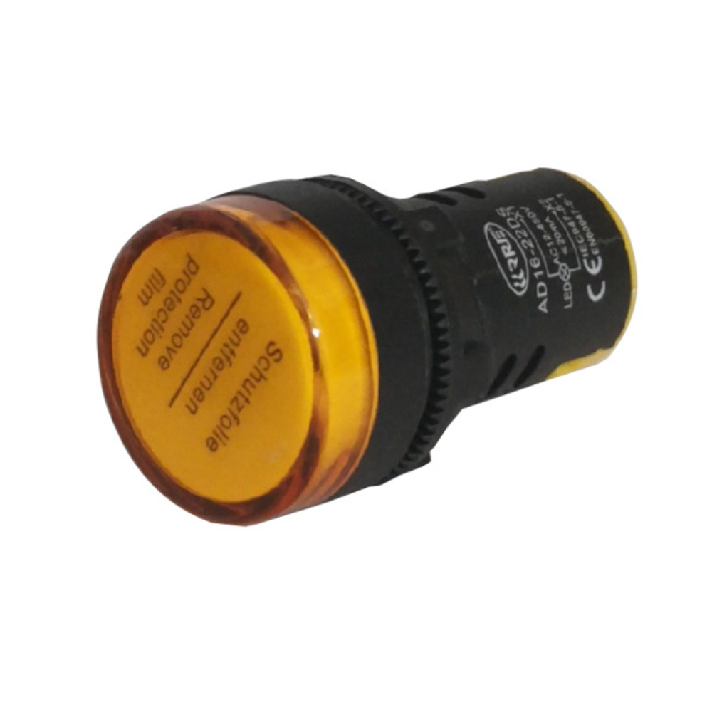 Buy Indicator Lamp Yellow AD 16-22DS 12-450V AC / 12-265V DC 1NO or NC ...