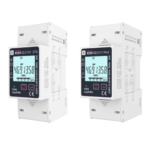 Buy Single-Phase Direct Connected AC Energy Meter 100A RISH ED2101 2TS ...