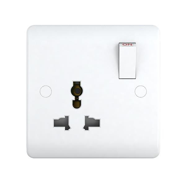 Buy One Gang Multi - Function Switched Socket 13 A SN480 | Snowlite in ...