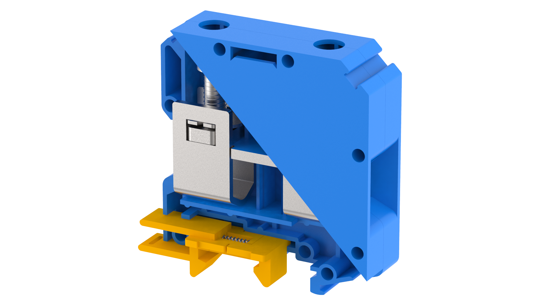 Buy KUT50 Blue Elmex Feed Through Terminal Block 50mm² | GoSwitchgear