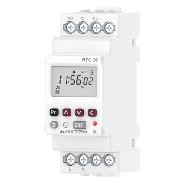 Buy Digital Time Control Switch 1 C/O relay 10A TCS-35 Multispan | GoSwitchgear