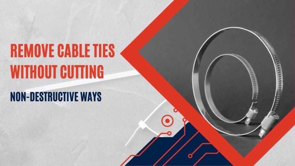 How to Remove Cable Ties Without Cutting Them?
