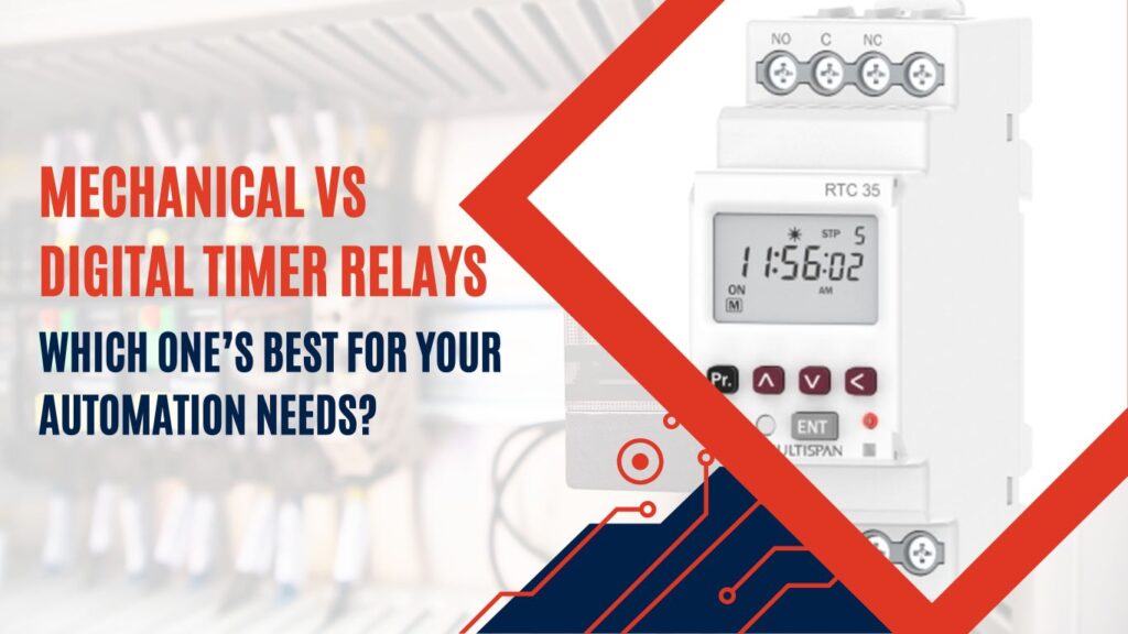 Mechanical vs Digital Timer Relays: Best for Automation