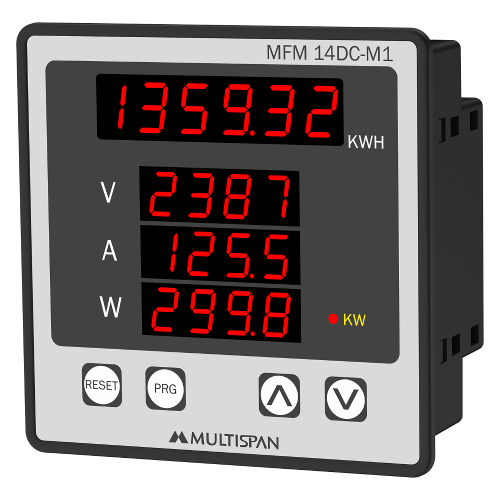 Buy DC Multifunction Meter with 2 Relays MFM142DC Multispan | GoSwitchgear